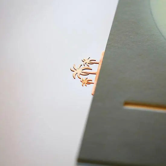Palm trees bookmark